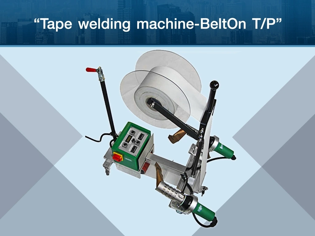 เครื่องเชื่อมผ้าใบด้วยผ้าเทป