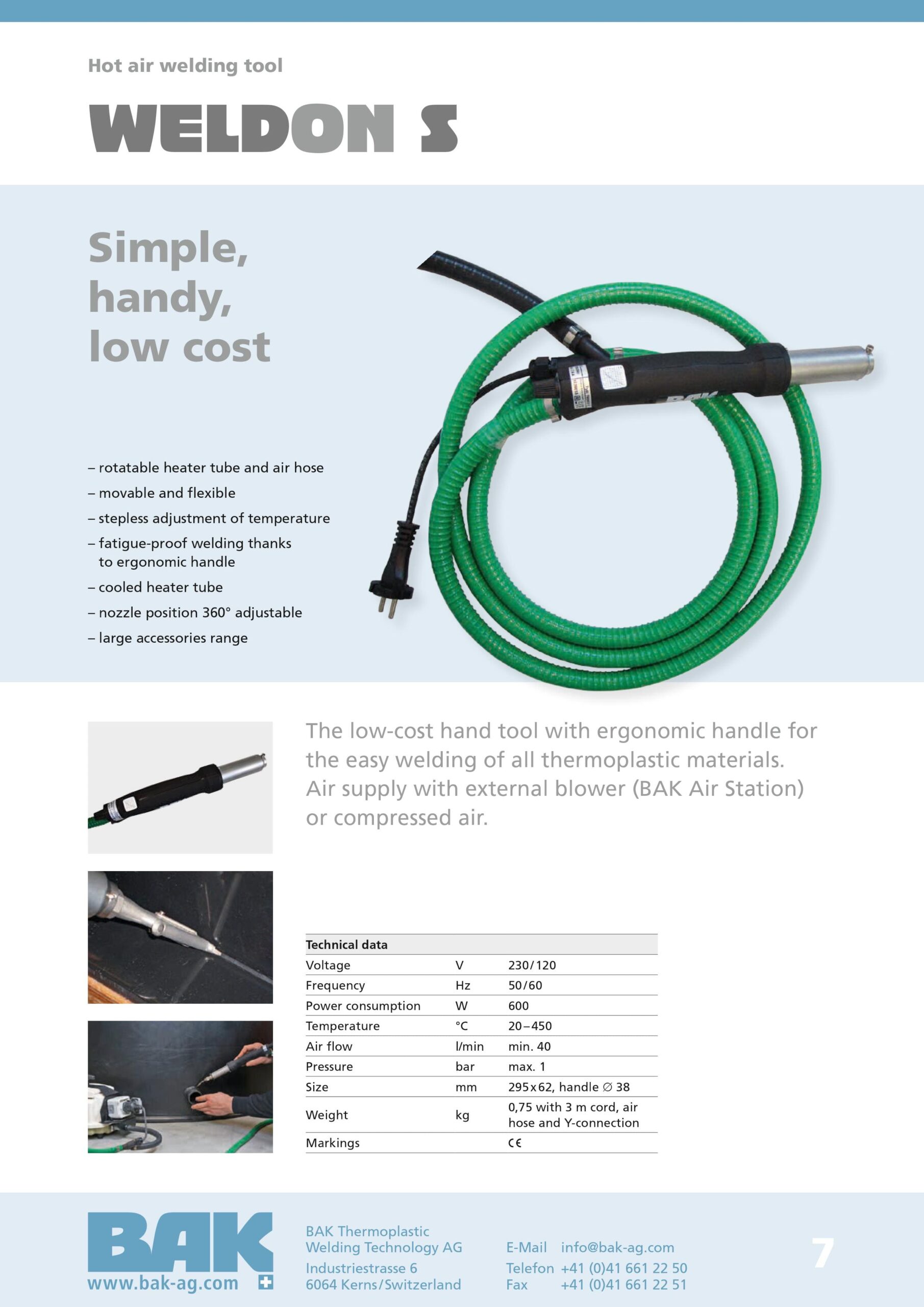 Hand Tool: Plastic Welding Machine